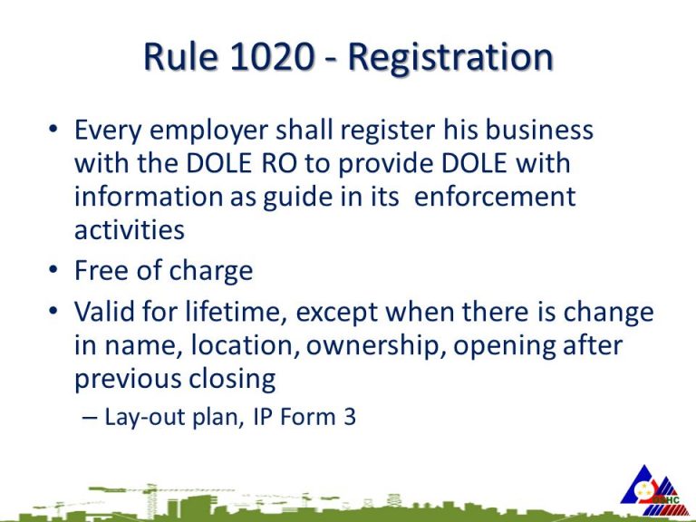 Register Your Company with DOLE under Rule 1020 – 2025 Guide